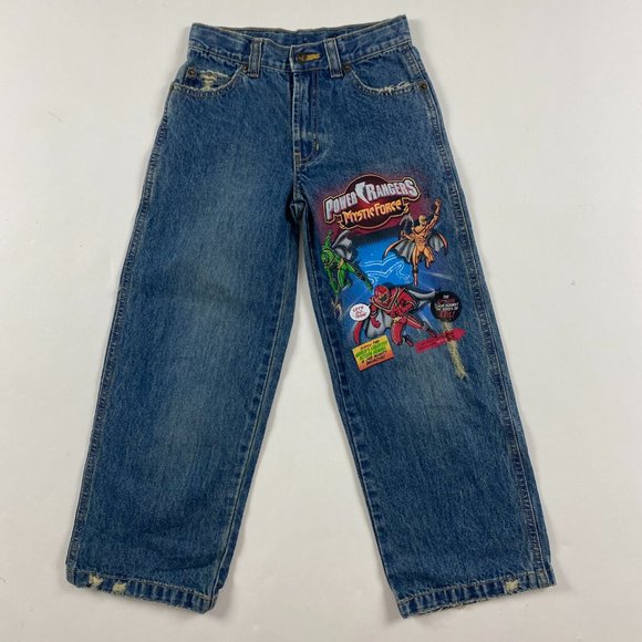 Disney | Bottoms | Vintage Power Rangers Mystic Force Jeans Kids Boys ...